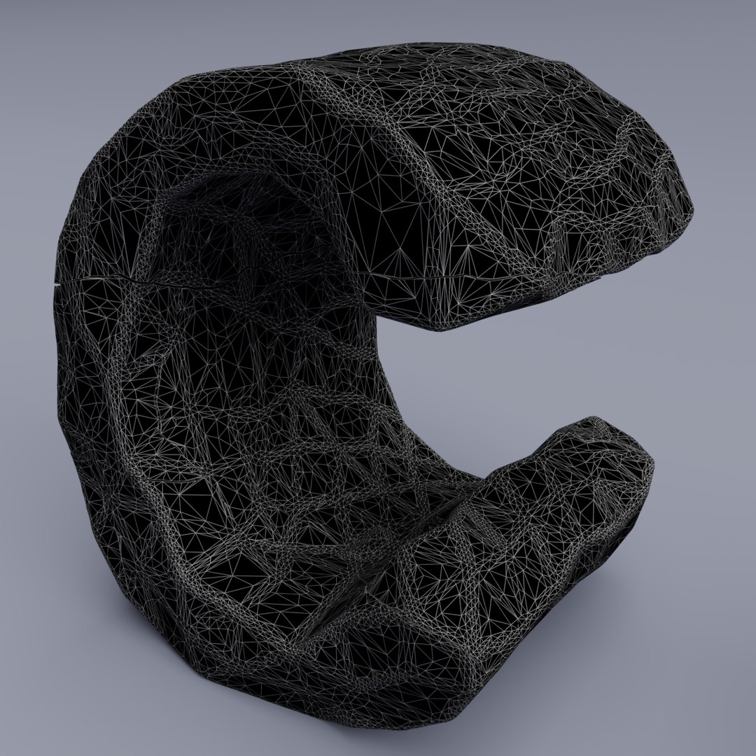 3D Letter C Model - TurboSquid 1341279