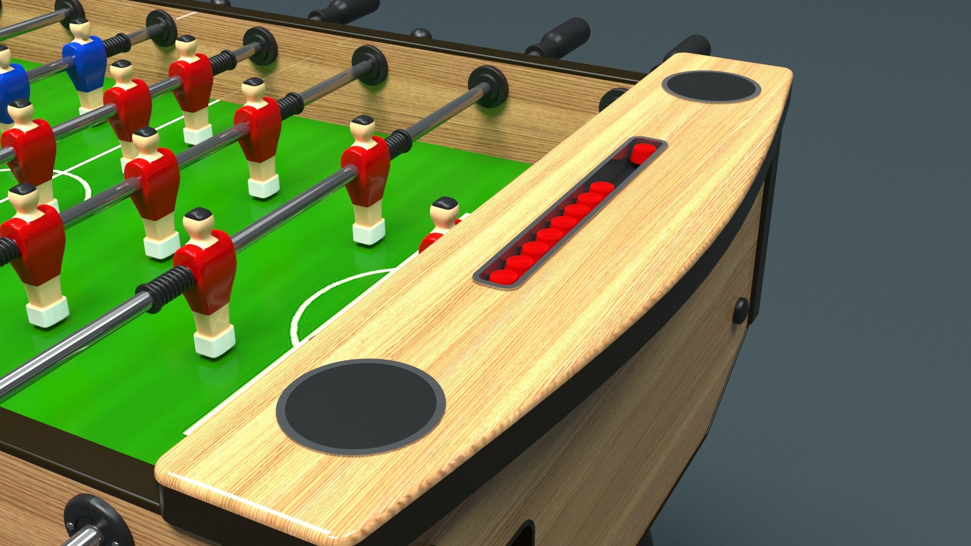 Foos Ball Table 3D - TurboSquid 2306095