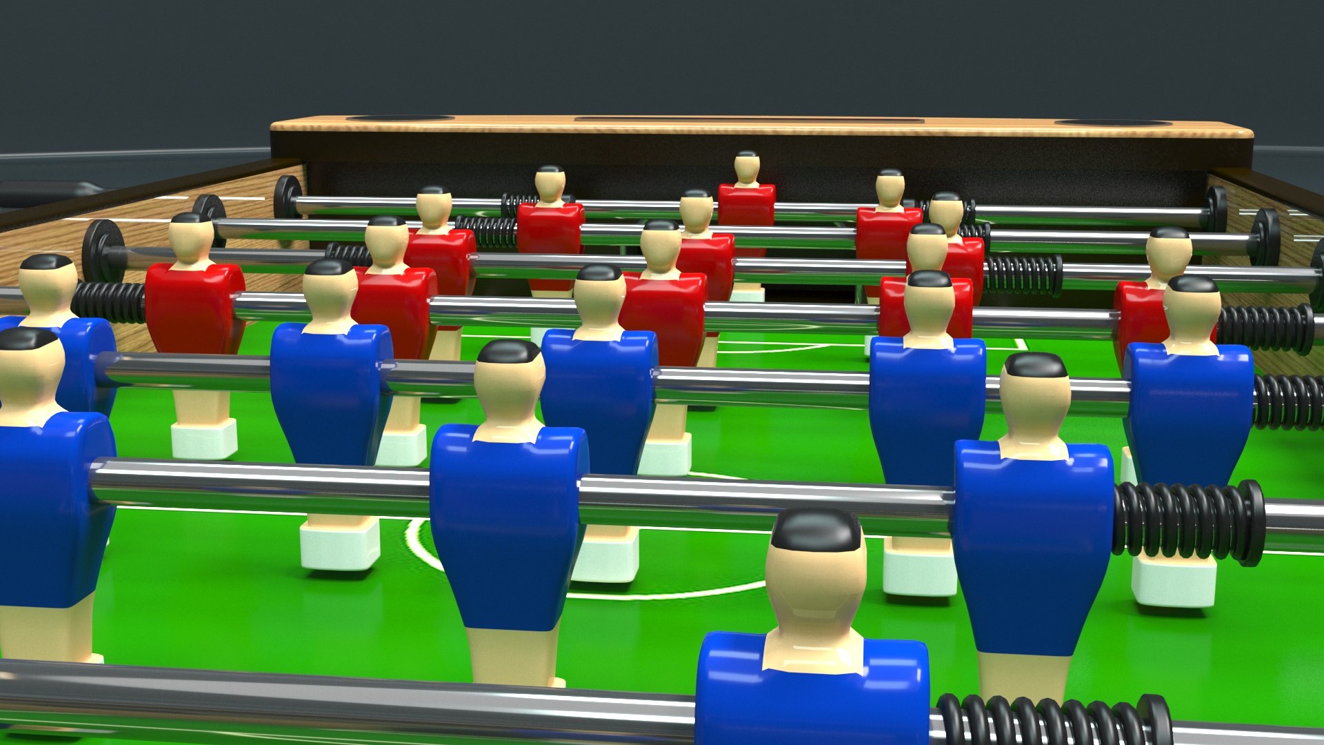 Foos Ball Table 3D - TurboSquid 2306095