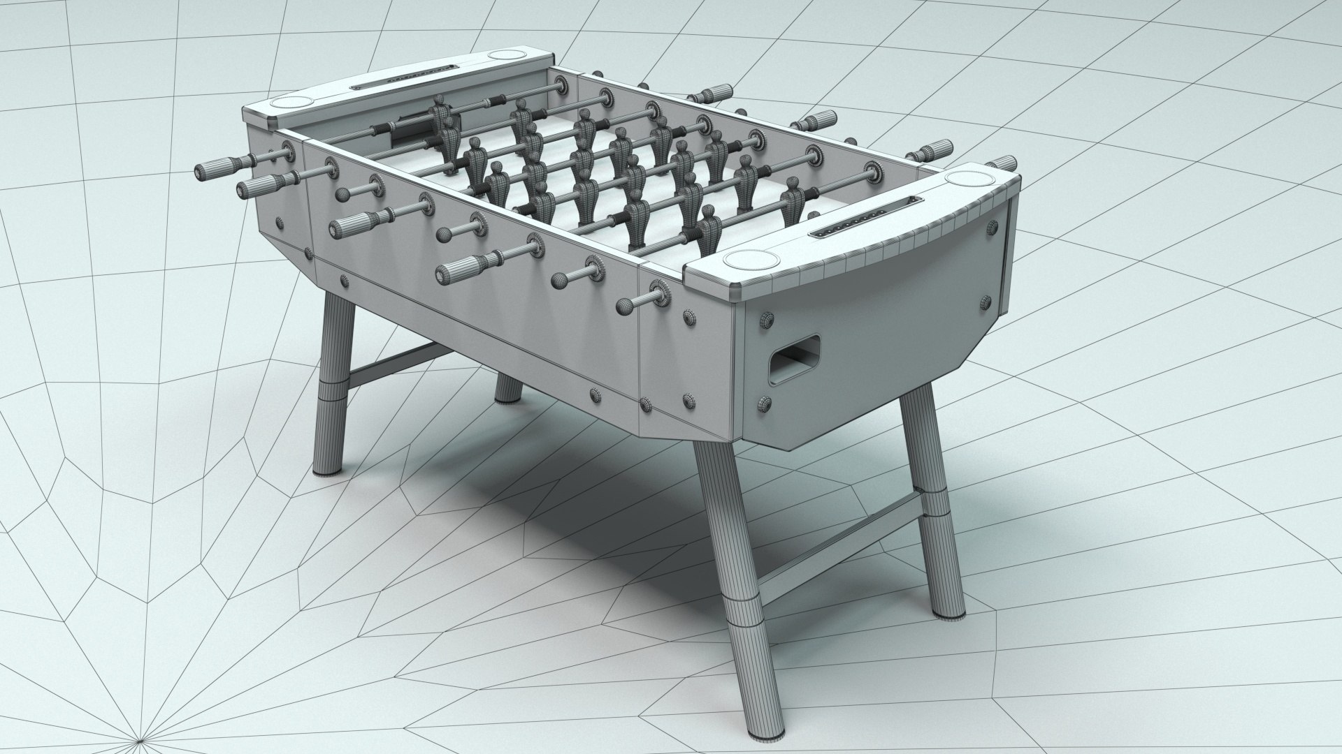 Foos Ball Table 3D - TurboSquid 2306095
