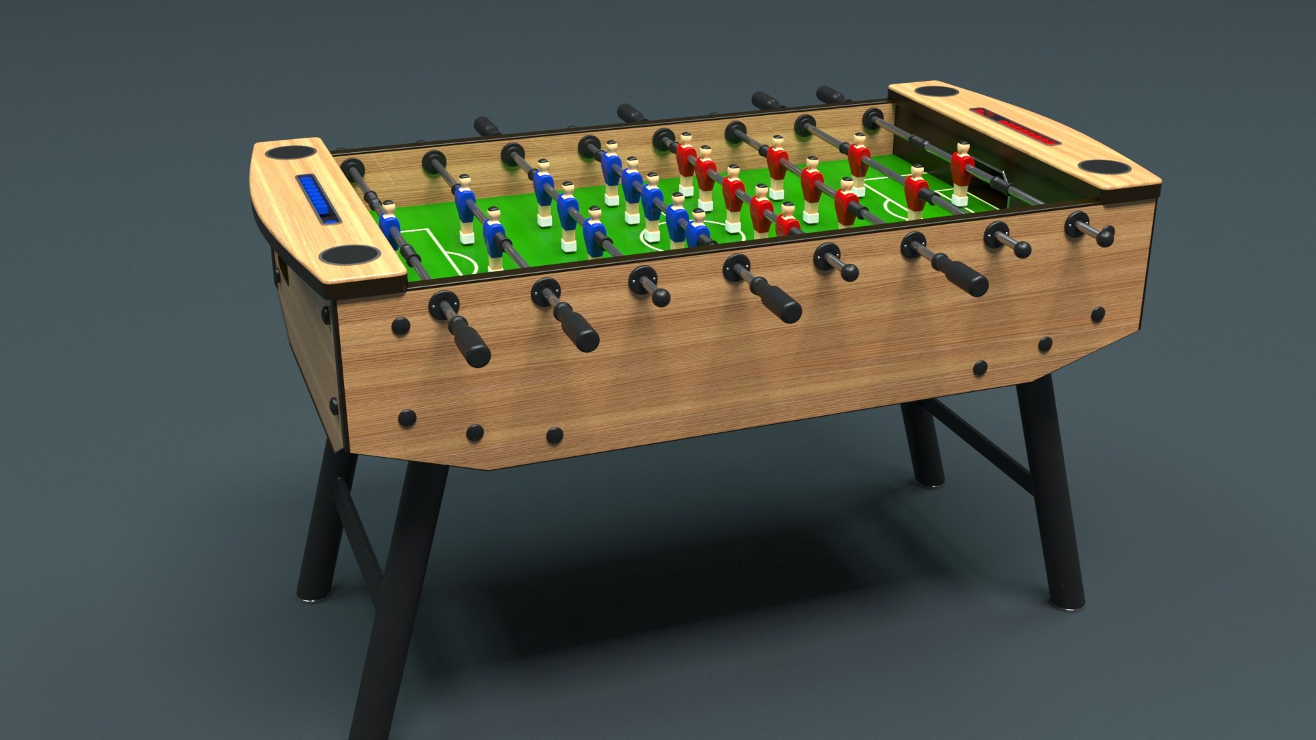Foos Ball Table 3D - TurboSquid 2306095
