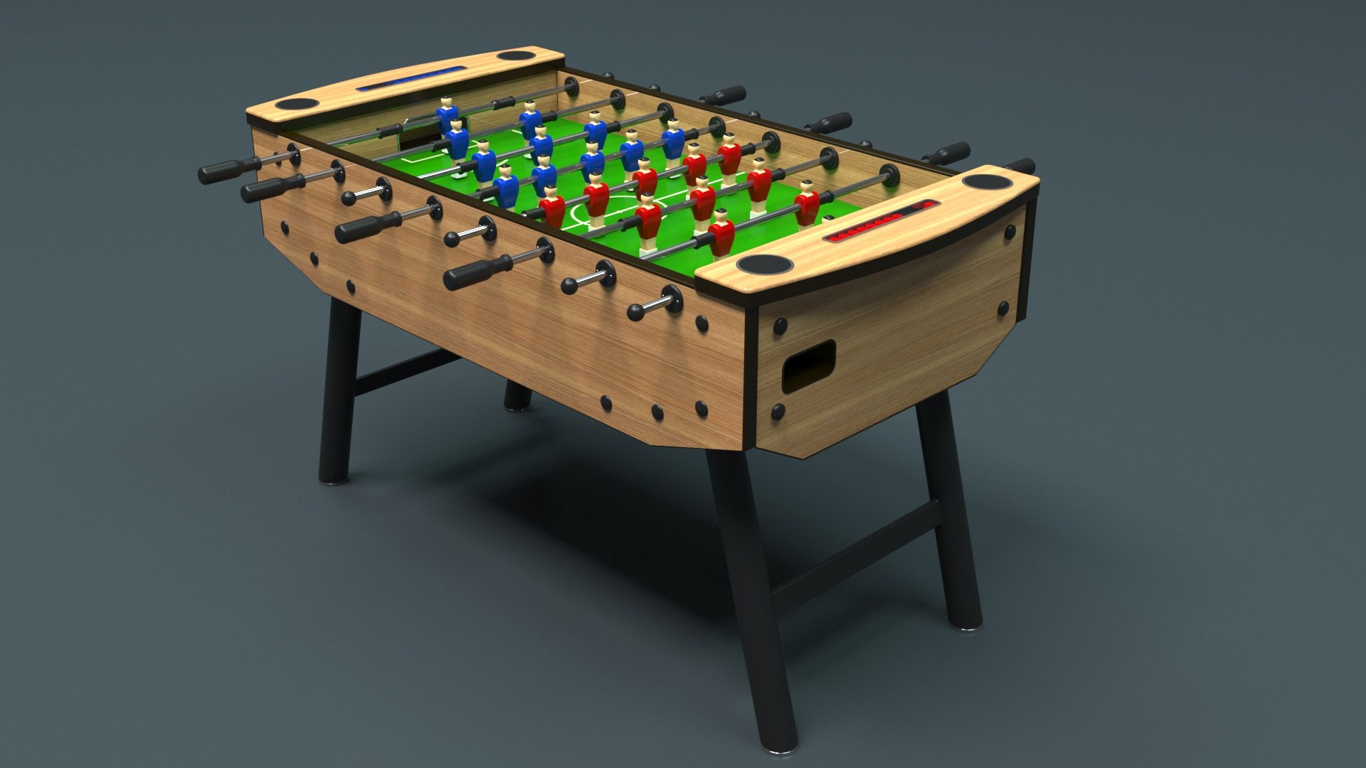 Foos Ball Table 3D - TurboSquid 2306095