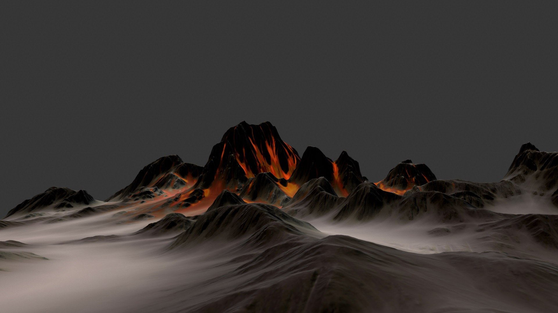3D Volcano - TurboSquid 1243575