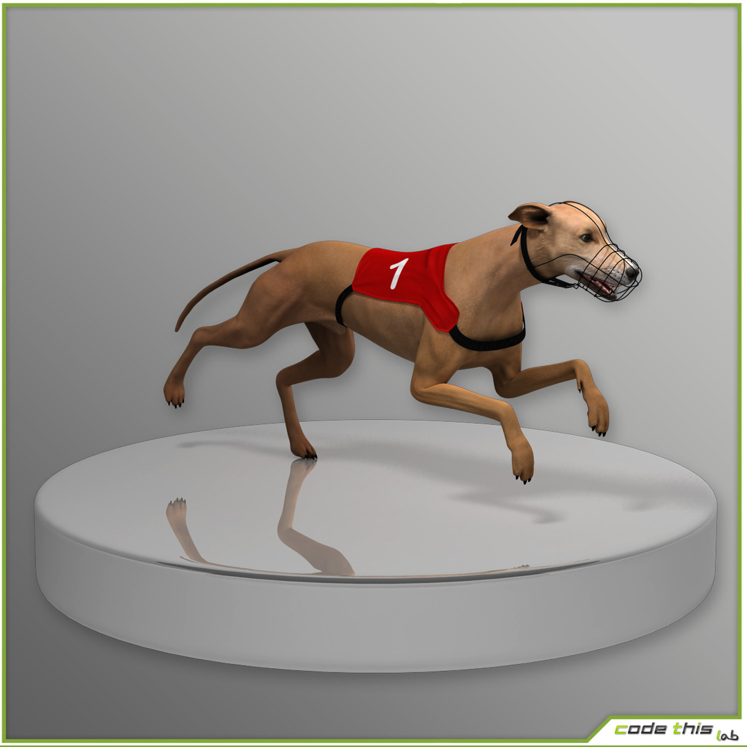 Hound Dog 3d Model