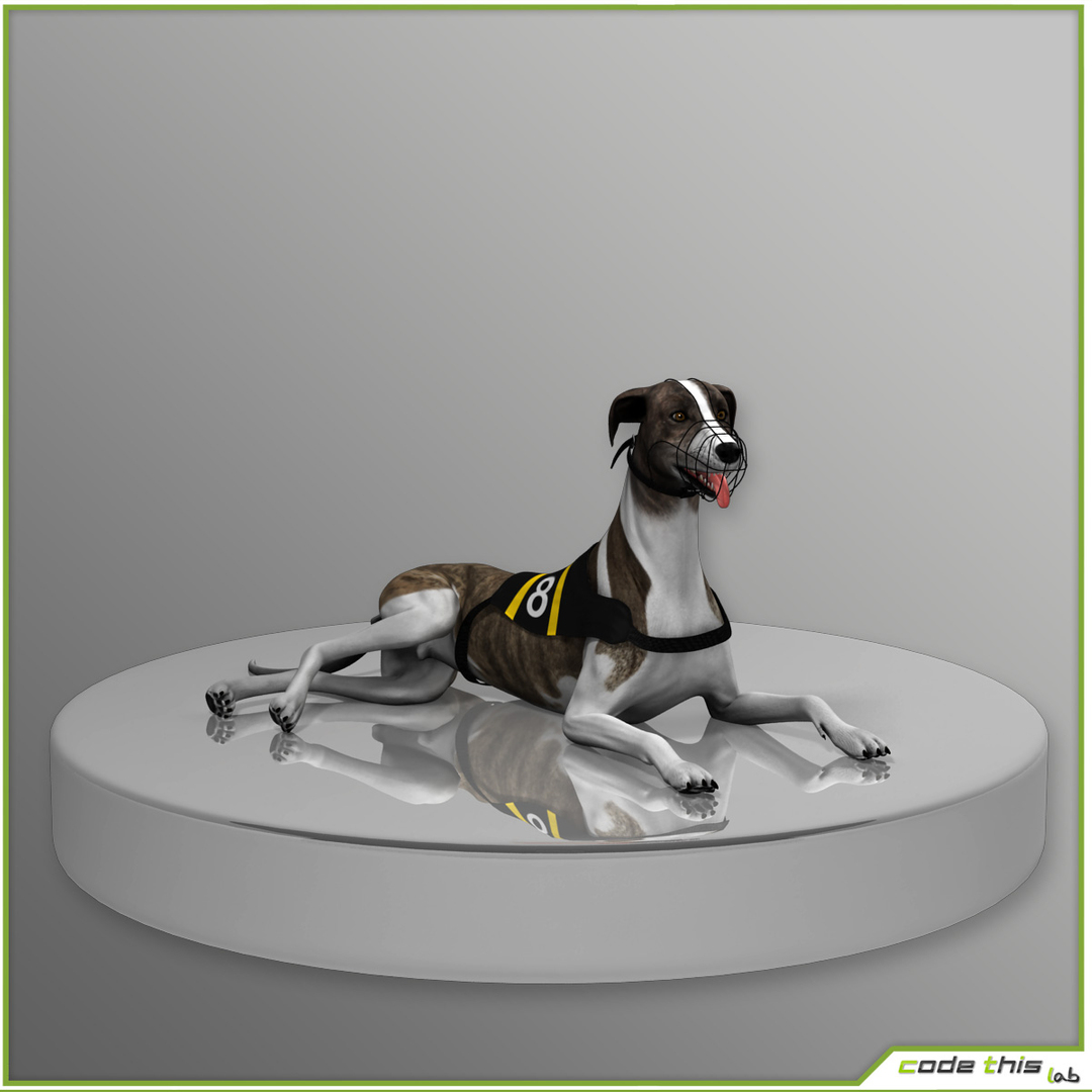 Hound Dog 3d Model
