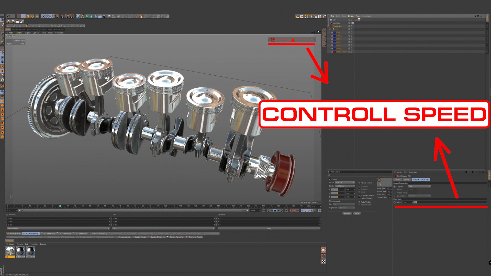INLINE6 Engine Working Animated model - TurboSquid 1982807