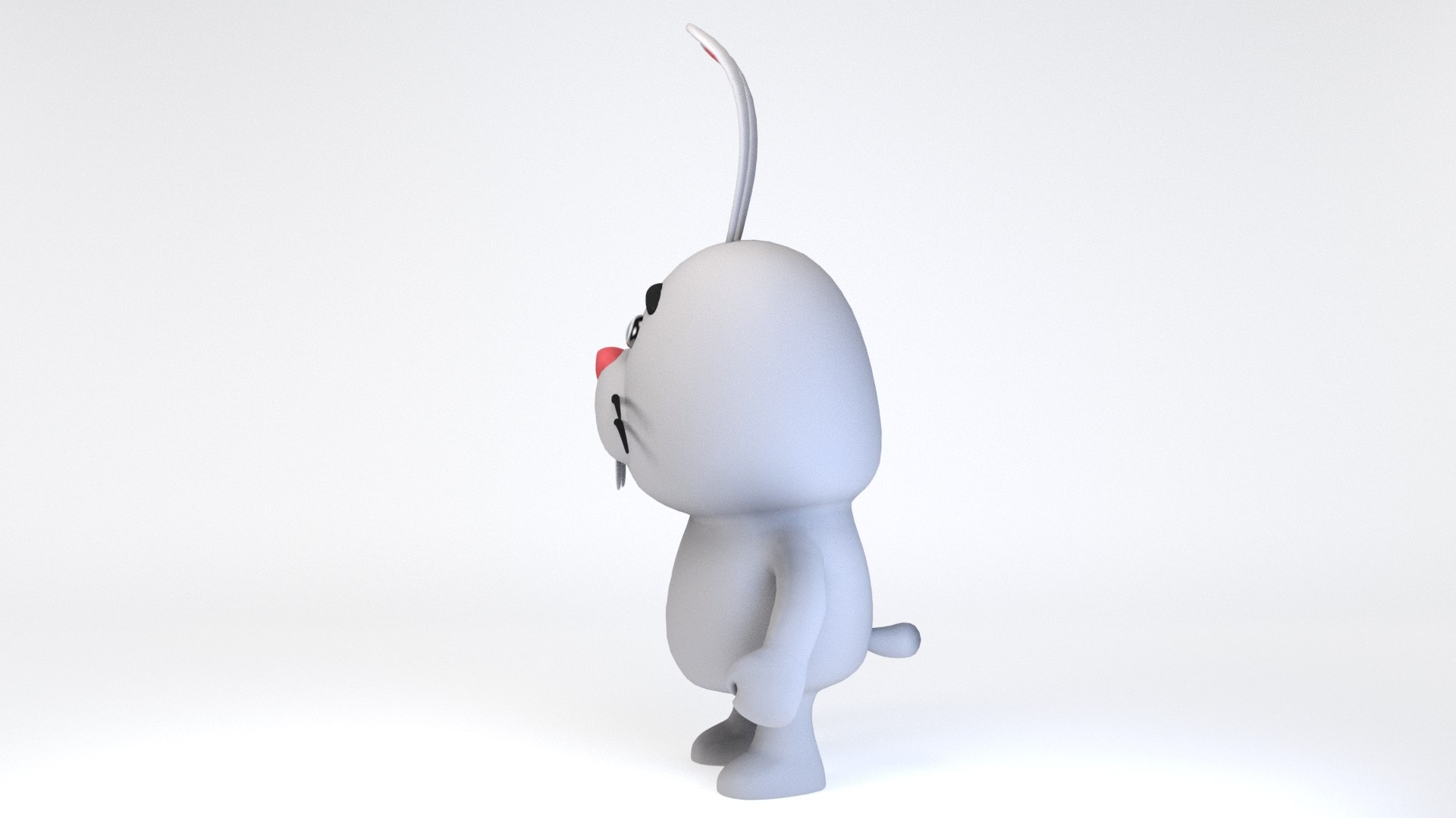 Cartoonish Humanoid Rabbit Character 3D Model - TurboSquid 2251551