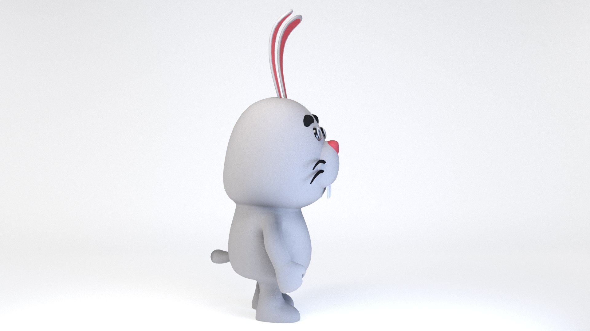 Cartoonish Humanoid Rabbit Character 3D Model - TurboSquid 2251551