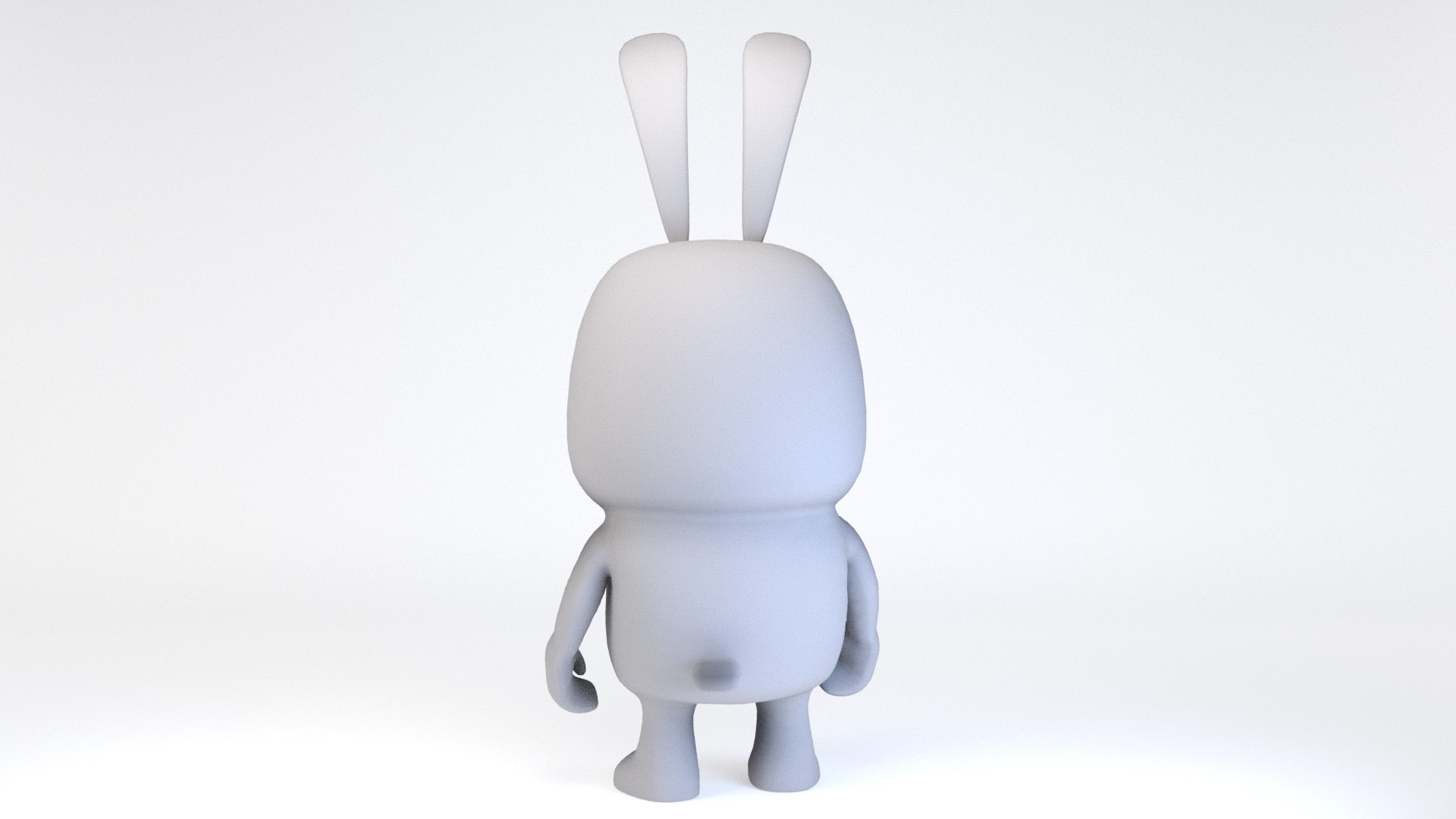 Cartoonish Humanoid Rabbit Character 3D Model - TurboSquid 2251551