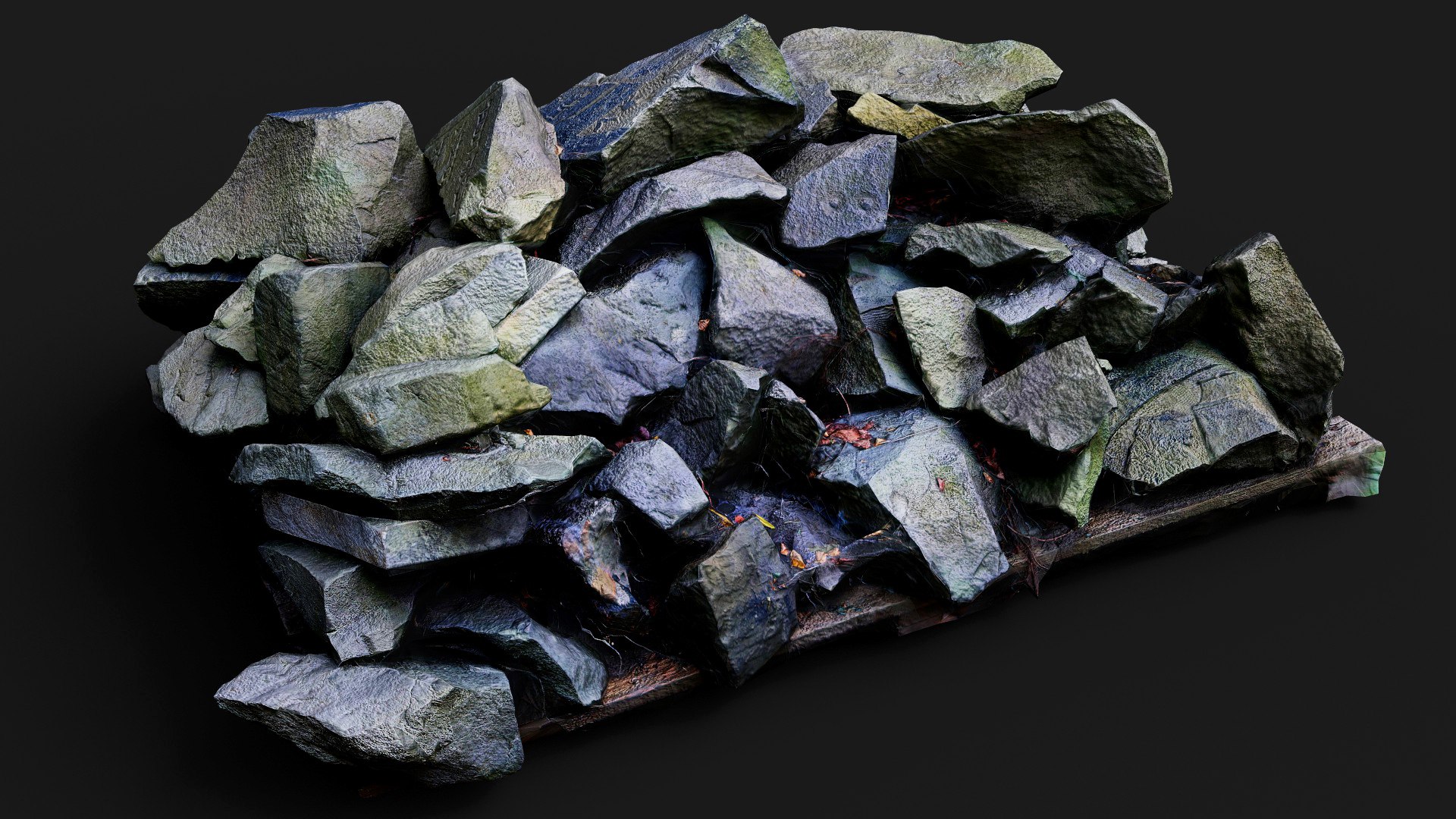 3D Ancient Temple Stone Mossy Ruins PBR Photogrammetry - TurboSquid 2517485