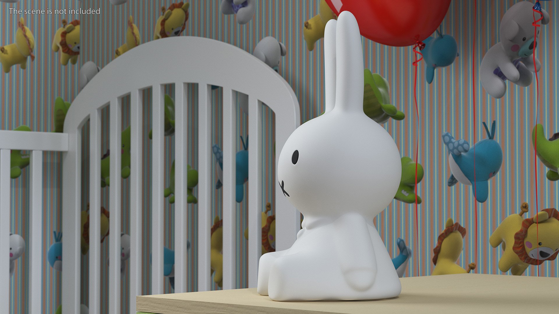 Miffy Star Light Rabbit Lamp Model - TurboSquid 2075470
