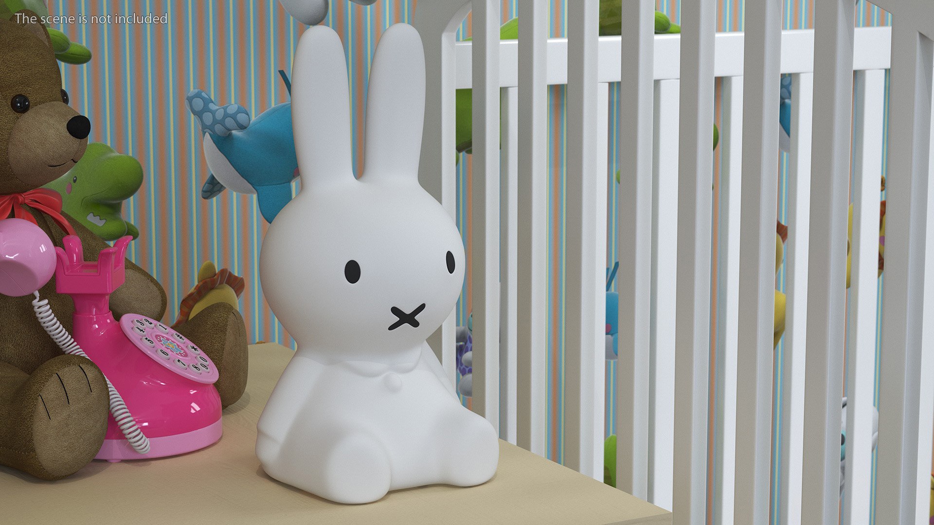 Miffy Star Light Rabbit Lamp Model - TurboSquid 2075470
