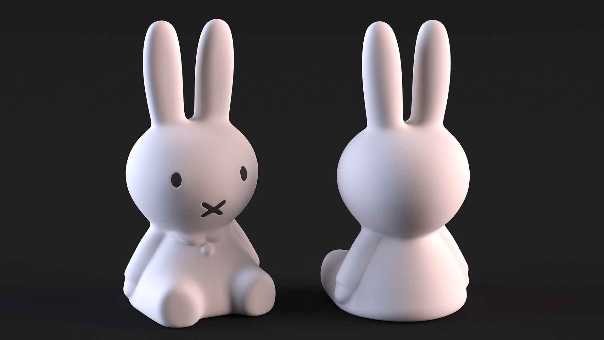 Miffy Star Light Rabbit Lamp Model - TurboSquid 2075470