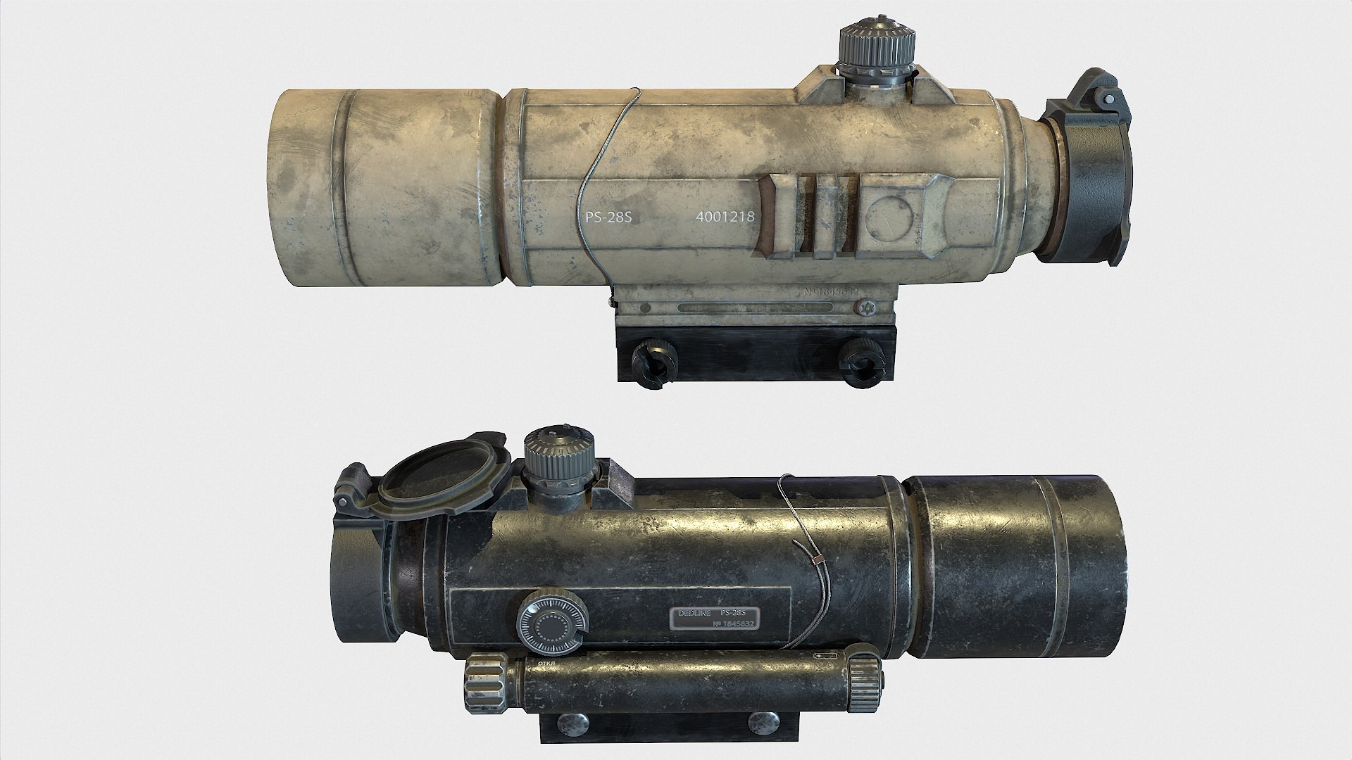 3D Optical Scopes 2 - TurboSquid 2236197