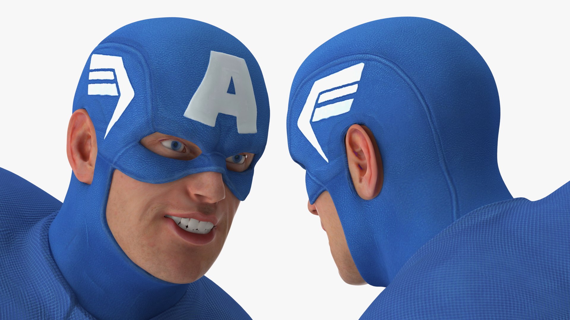 Comics Character Captain America Running Pose 3D model - TurboSquid 2054853