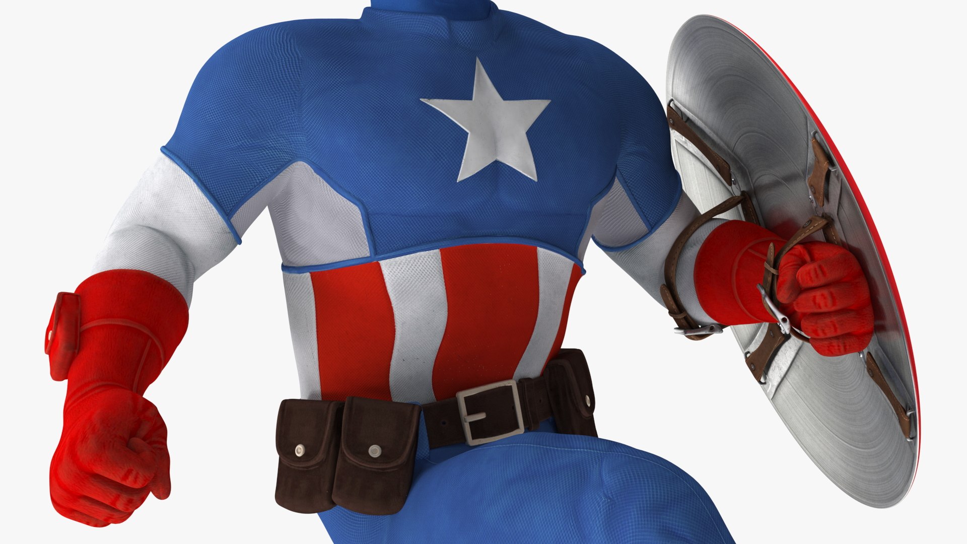 Comics Character Captain America Running Pose 3D model - TurboSquid 2054853