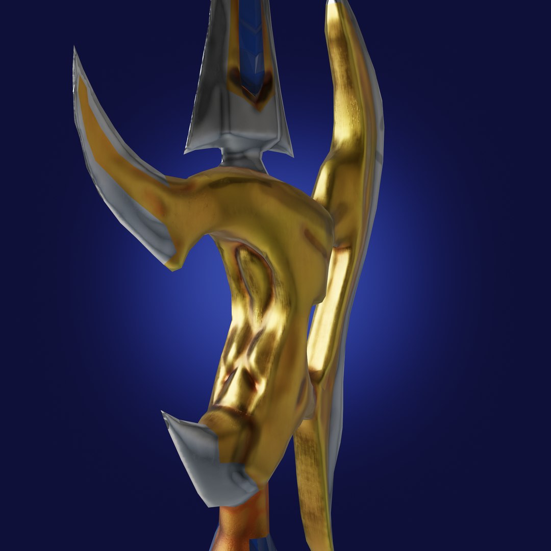 Stylized Halberd Weapon PBR 3D - TurboSquid 1795628