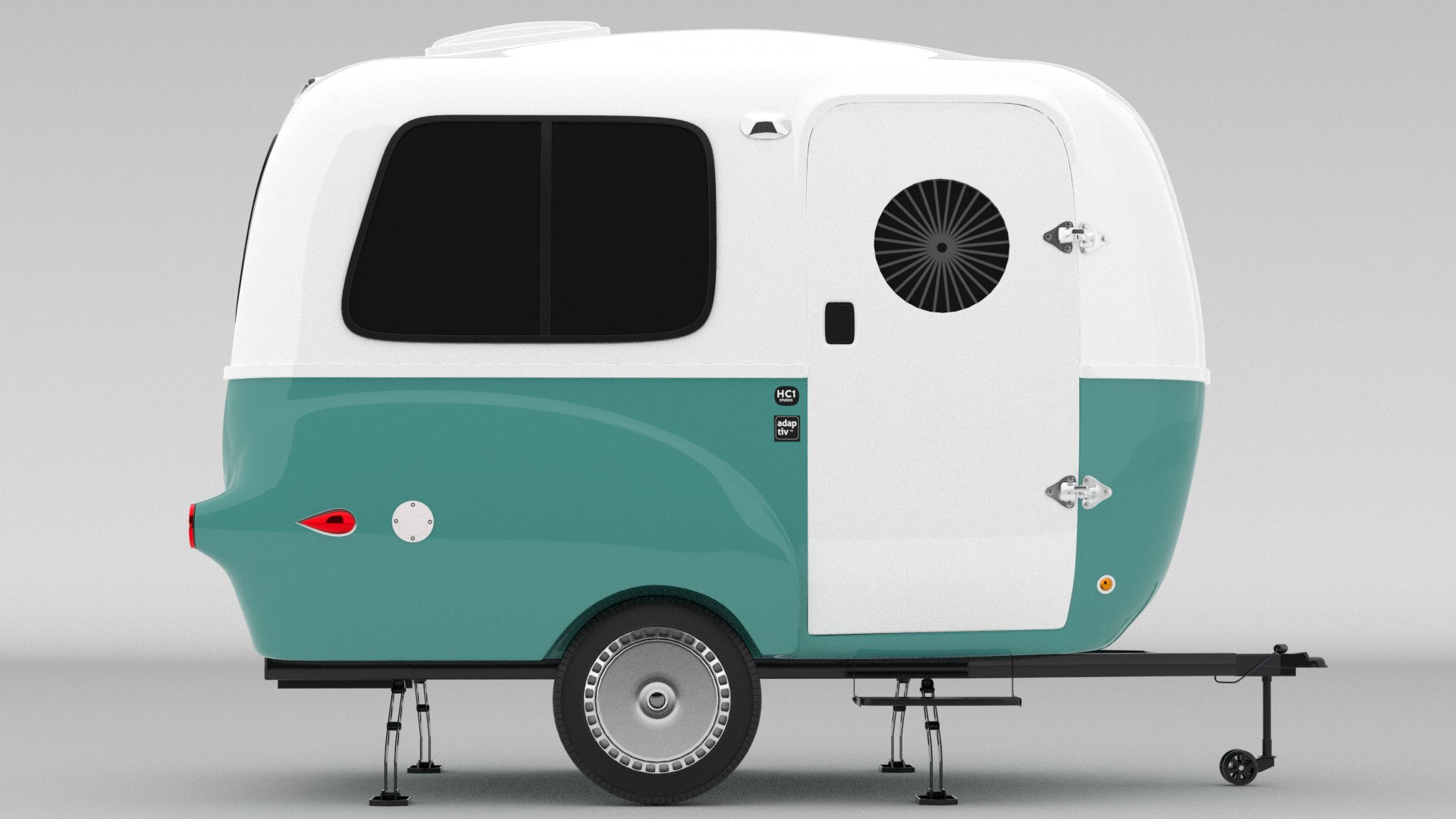 Happier Camper HC1 Studio Topanga Turquoise Model - TurboSquid 2240441