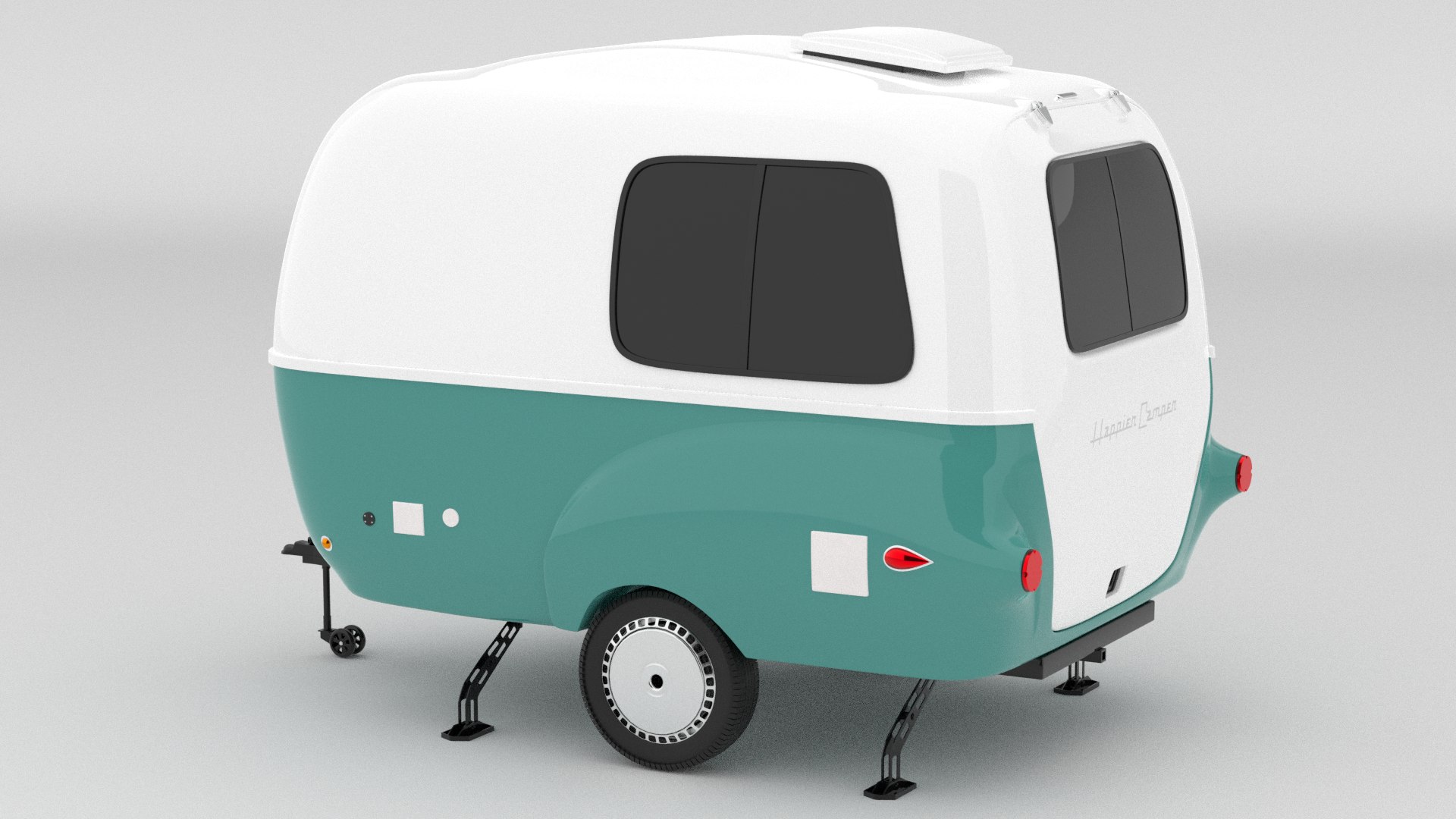 Happier Camper HC1 Studio Topanga Turquoise Model - TurboSquid 2240441