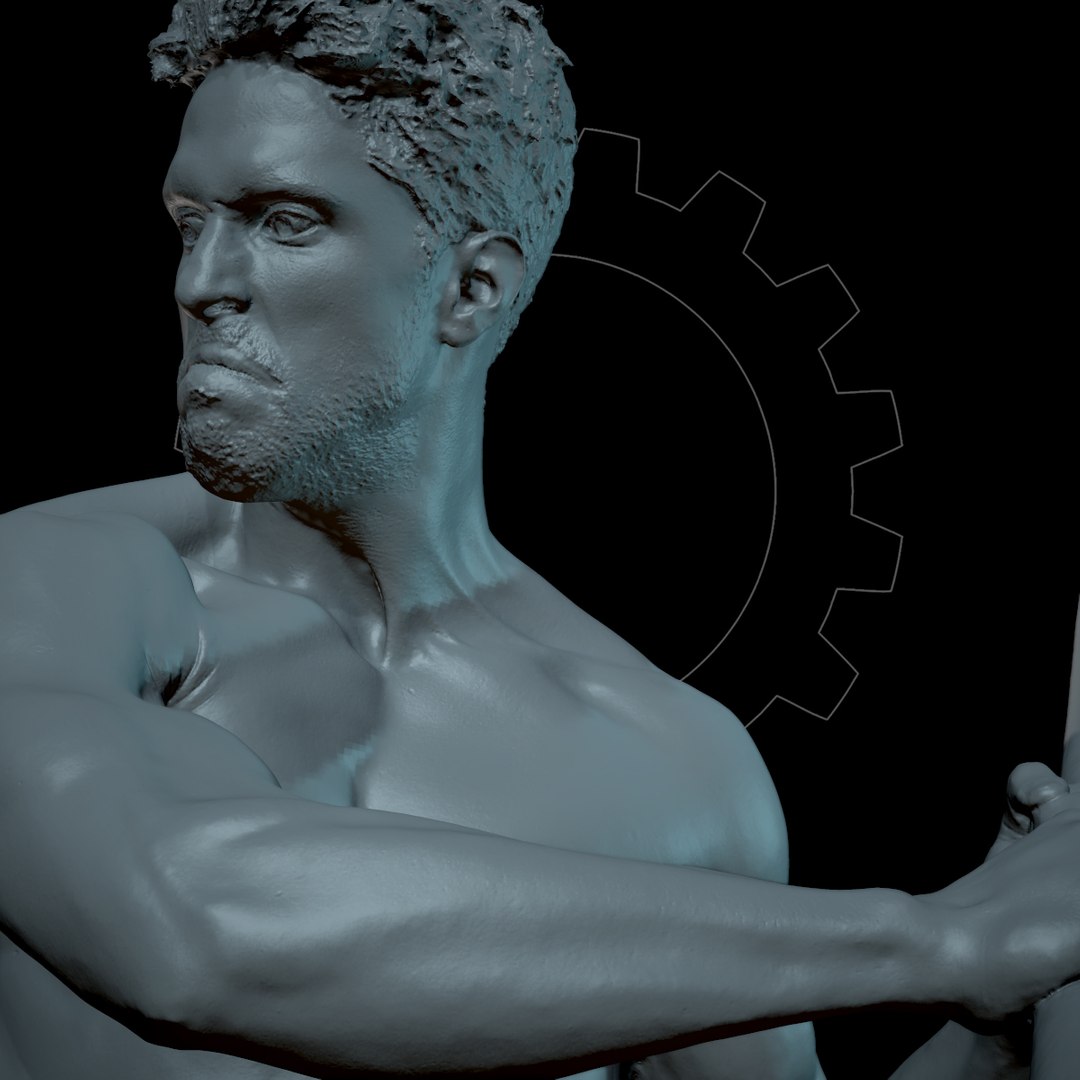 3d Model Male Scan - Mick