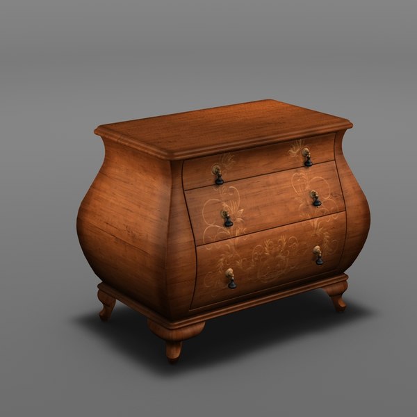 x veneered bombay chest