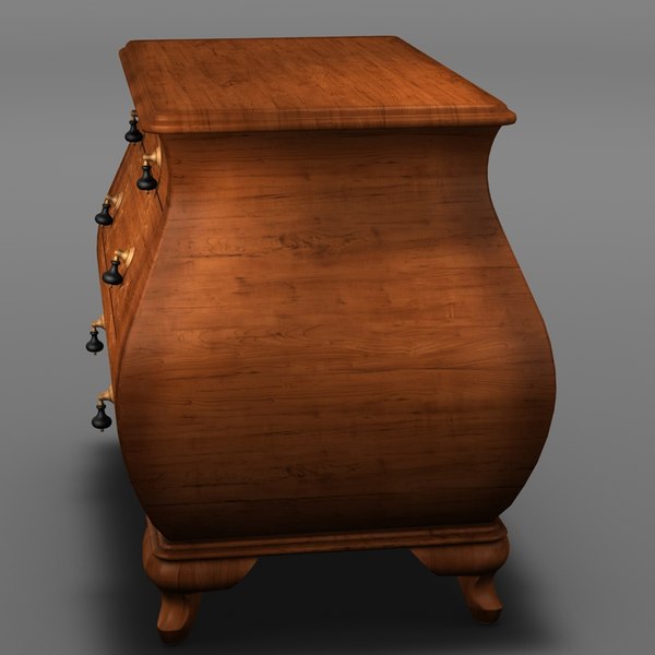 x veneered bombay chest