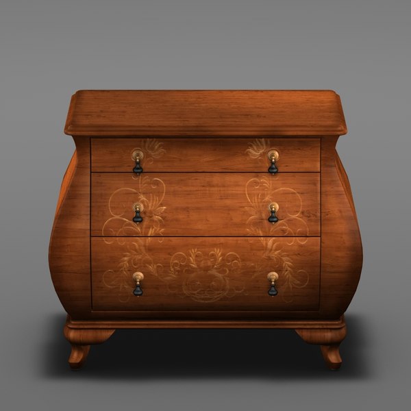 x veneered bombay chest