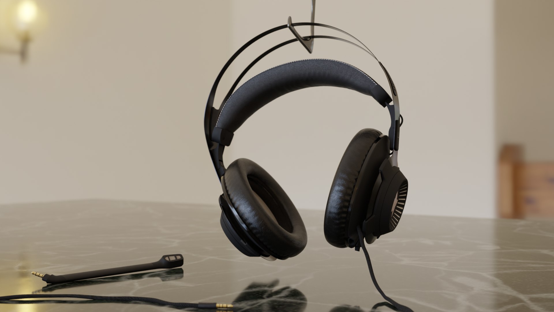 3D model Generic Gaming Headphones - TurboSquid 2053531