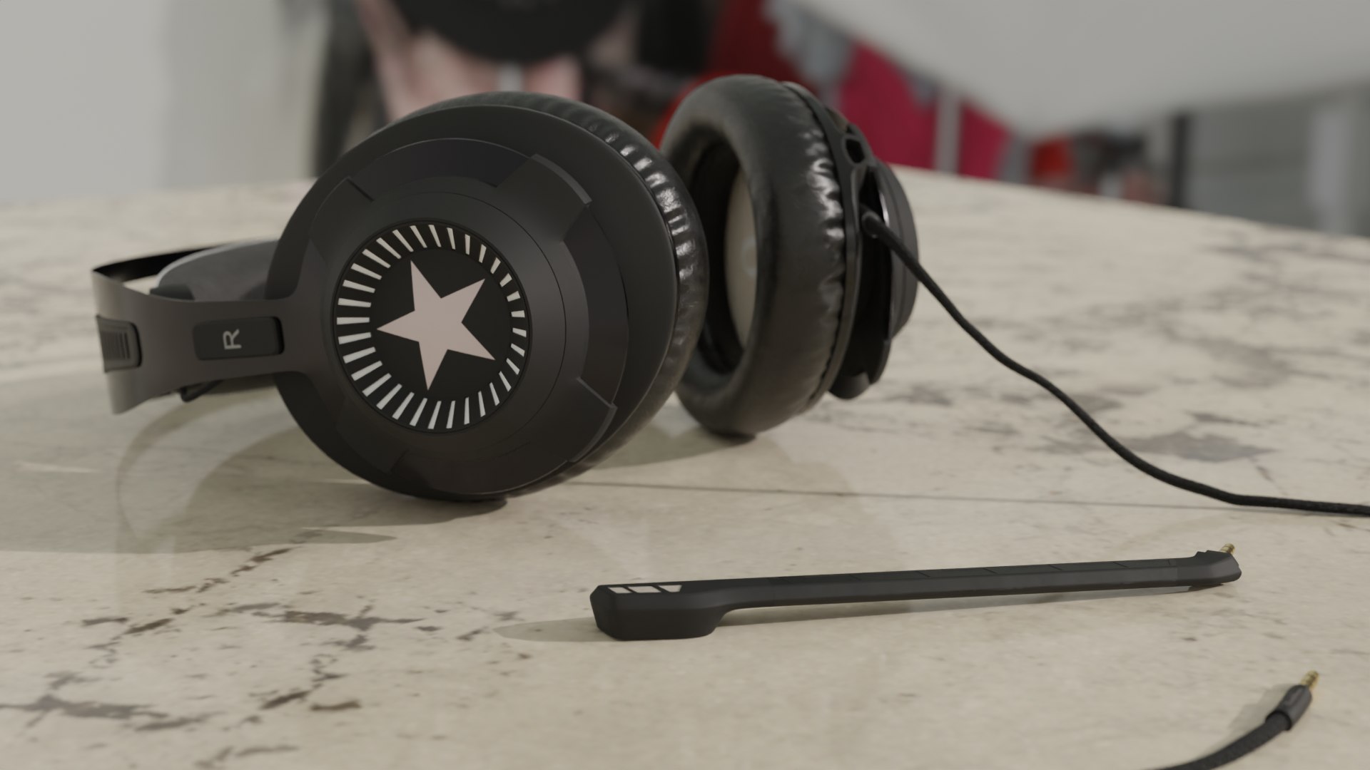 3D model Generic Gaming Headphones - TurboSquid 2053531