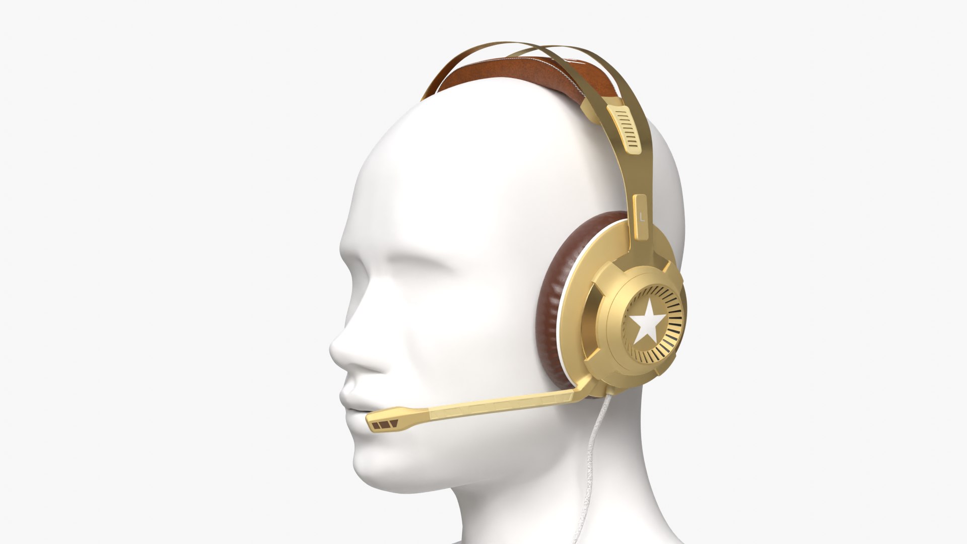 3D model Generic Gaming Headphones - TurboSquid 2053531