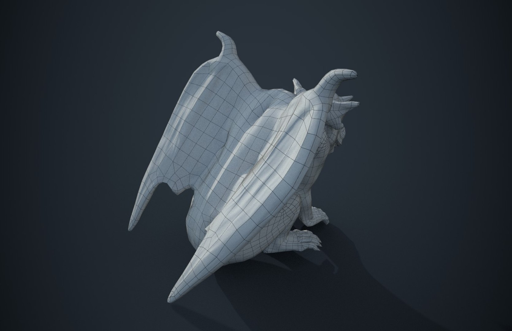 Gargoyle statue 3D model - TurboSquid 1646140