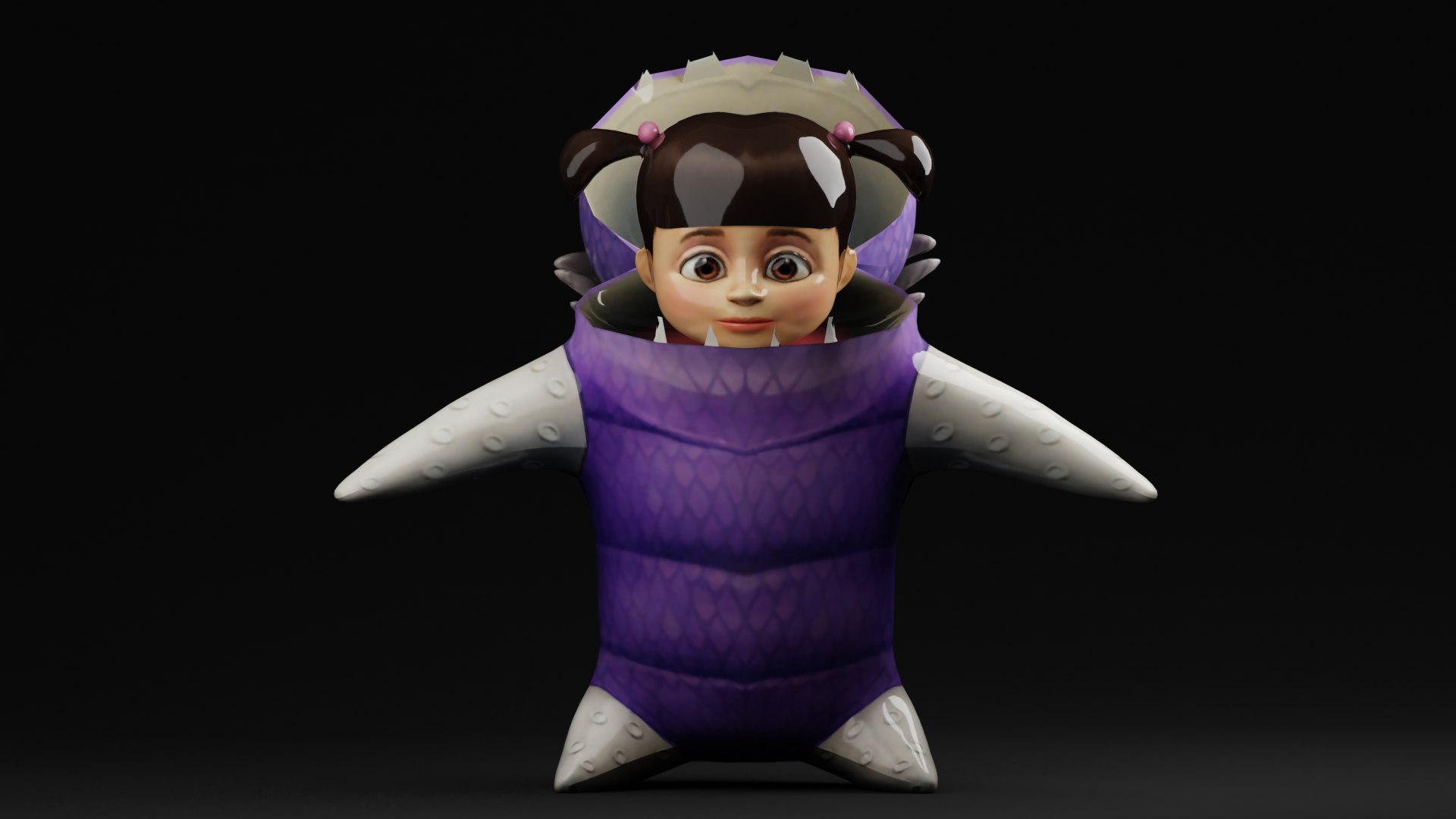 modelo 3d Rigged Boo from Monster Inc - TurboSquid 2061770