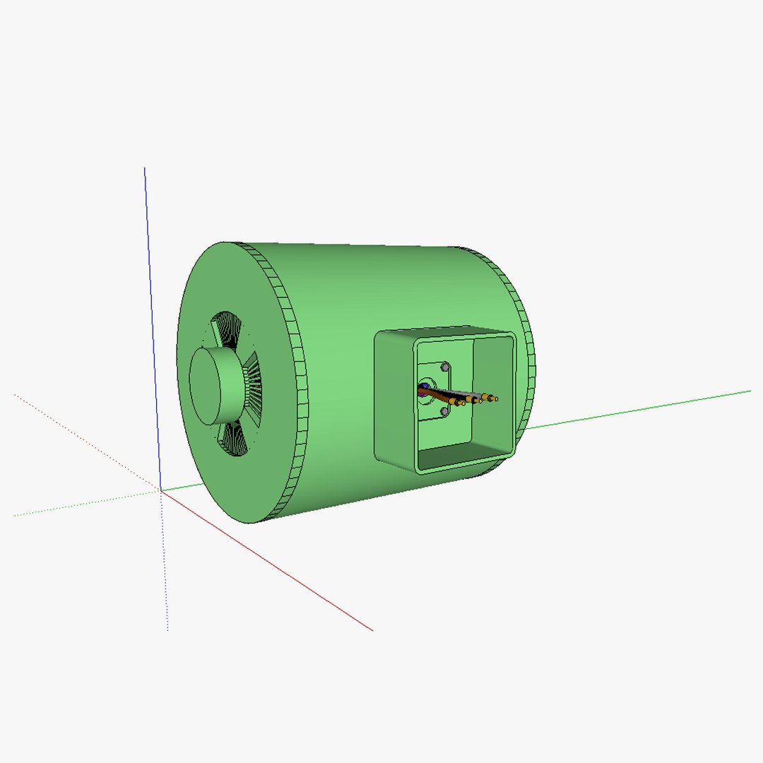 Rotor Induction Motor 3d Model