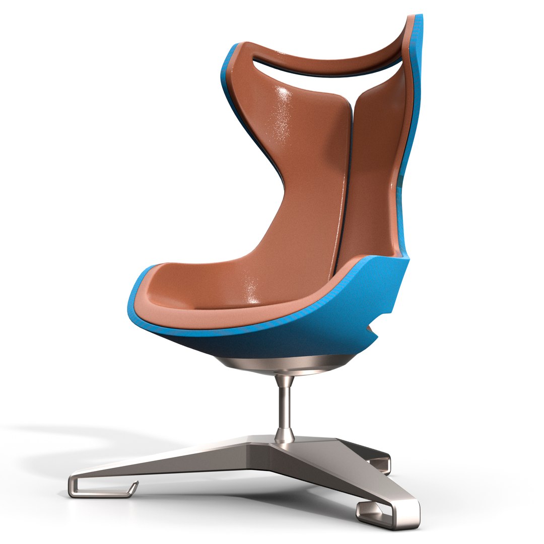 3D Modern Chair Model - TurboSquid 1537865