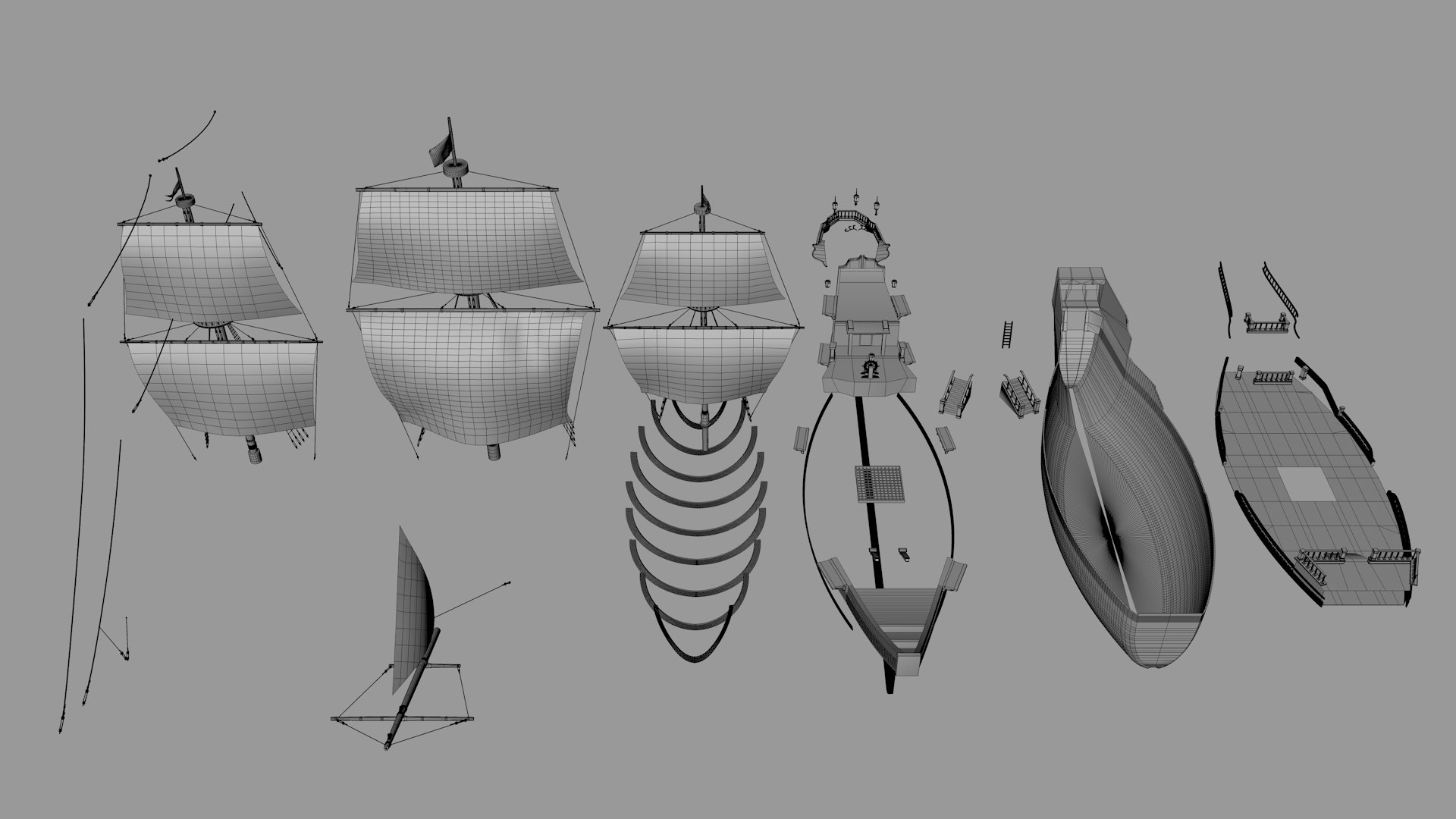 Realistic Ship 3D Model - TurboSquid 2146585