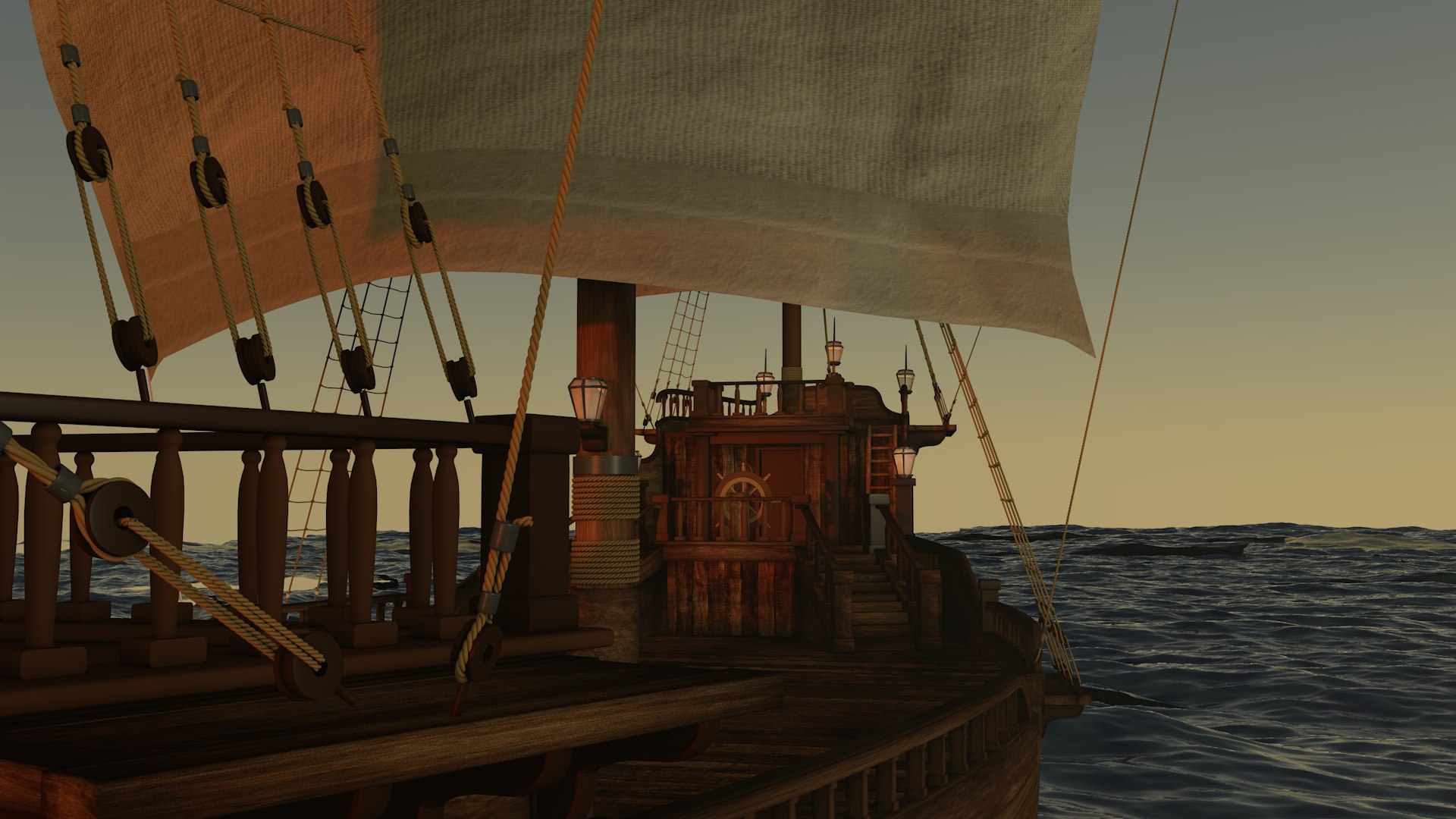 Realistic Ship 3D Model - TurboSquid 2146585