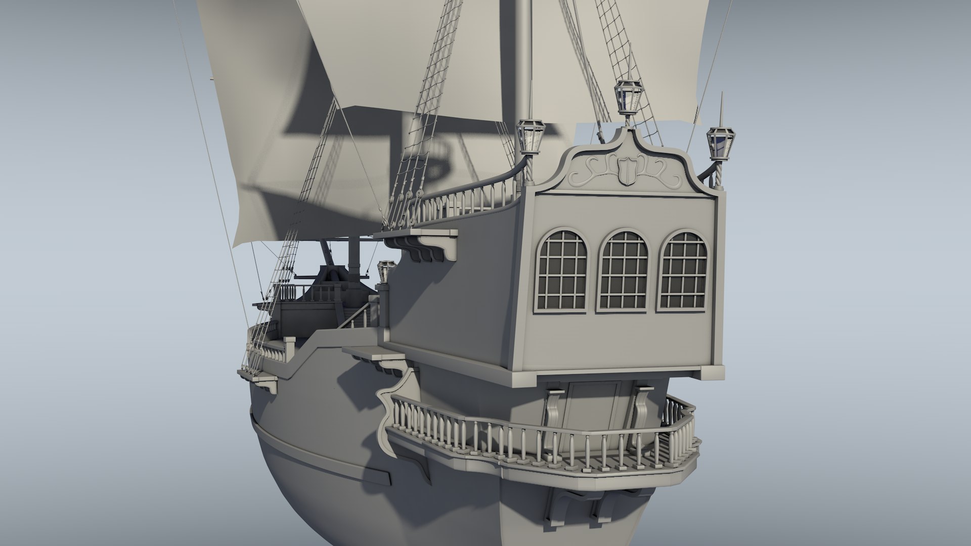 Realistic Ship 3D Model - TurboSquid 2146585