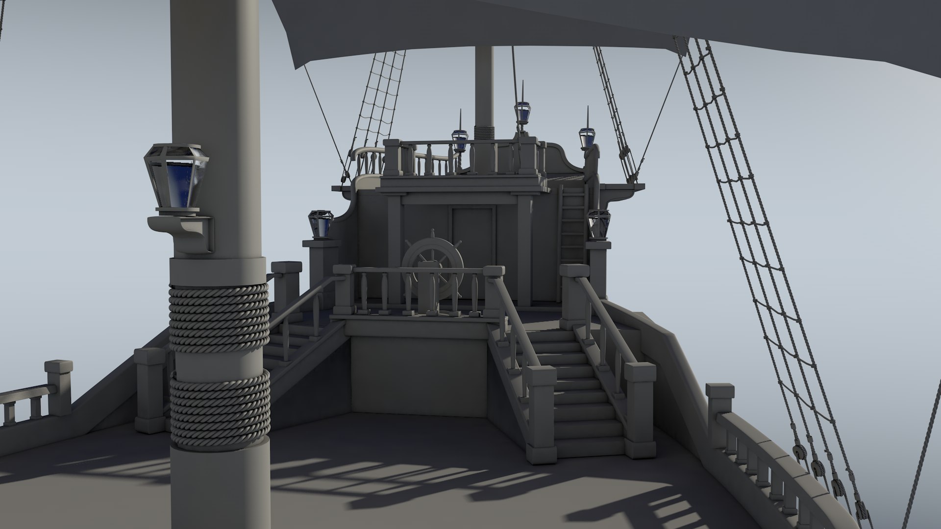 Realistic Ship 3D Model - TurboSquid 2146585