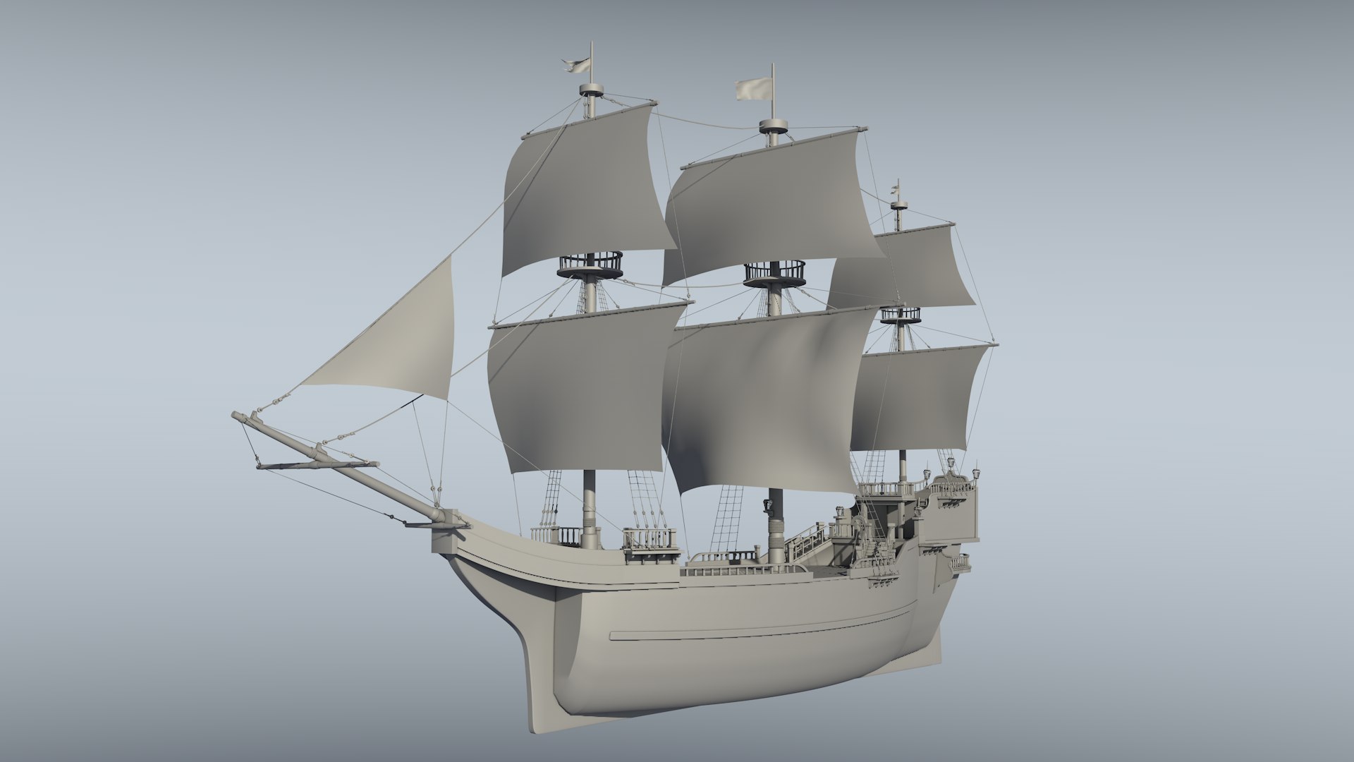 Realistic Ship 3D Model - TurboSquid 2146585