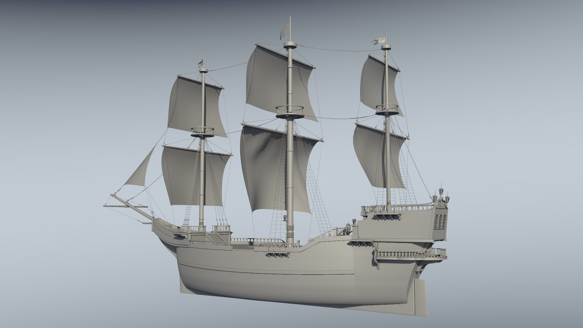 Realistic Ship 3D Model - TurboSquid 2146585
