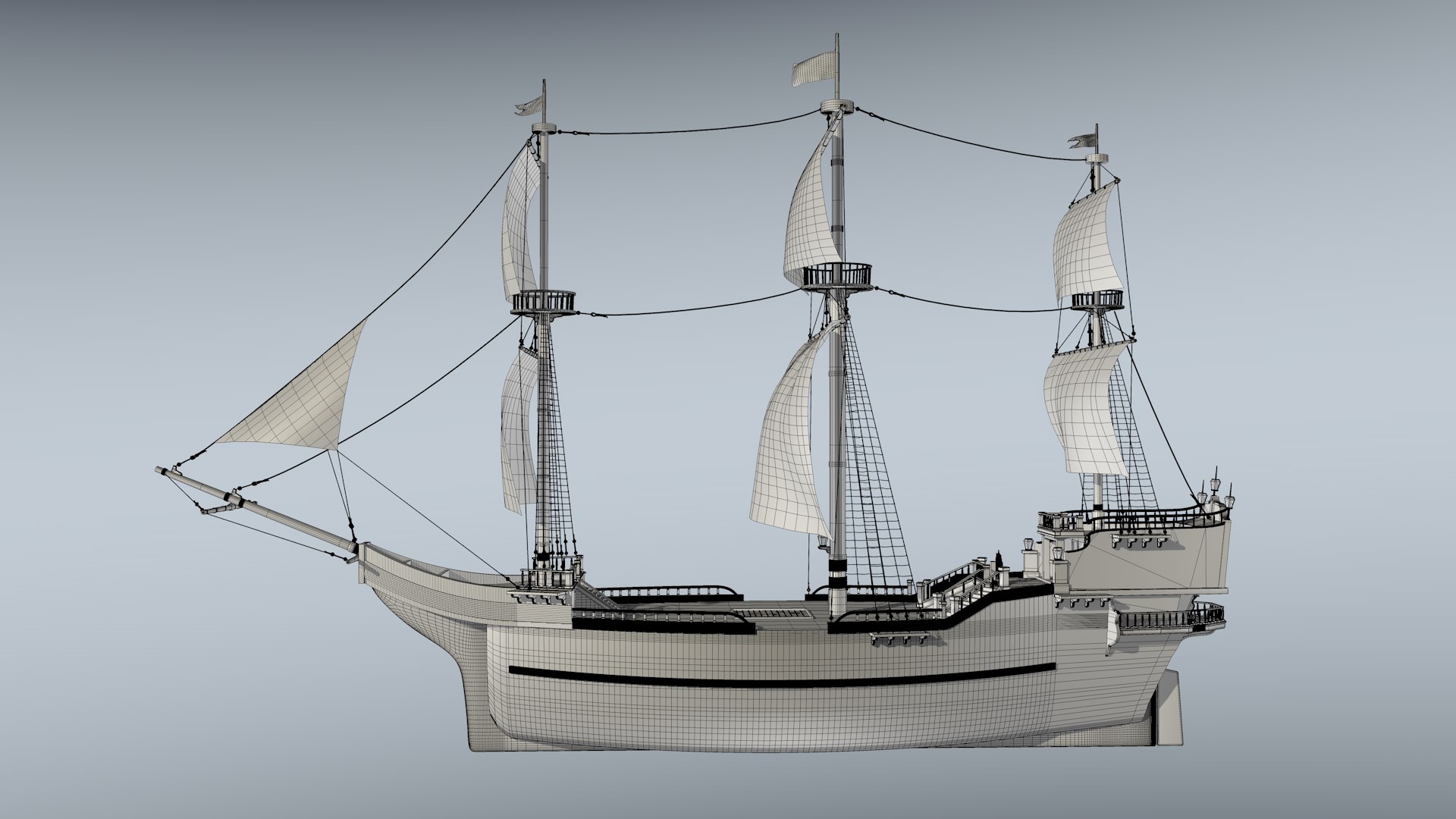 Realistic Ship 3D Model - TurboSquid 2146585