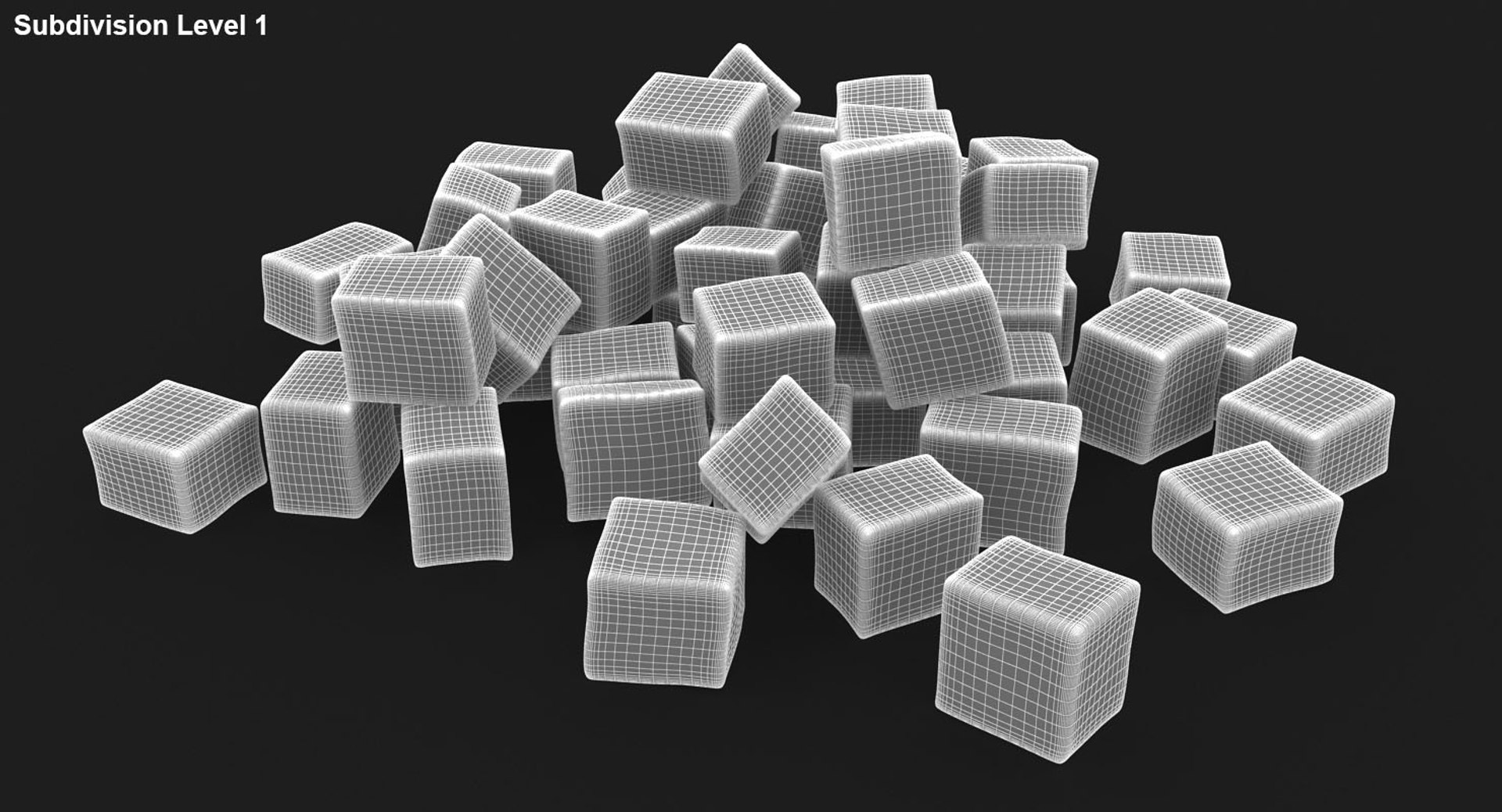 Realistic Fried Tofu 3d Model