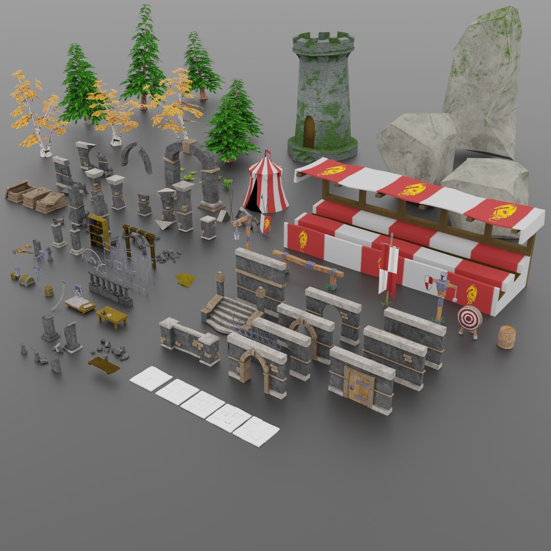 Fantasy Pack Gaming Assets 3D Model - TurboSquid 1514966