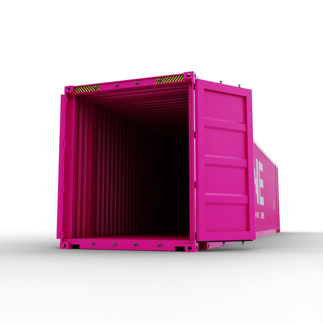 3D Container 45FT High Cube ONE Model - TurboSquid 2087098