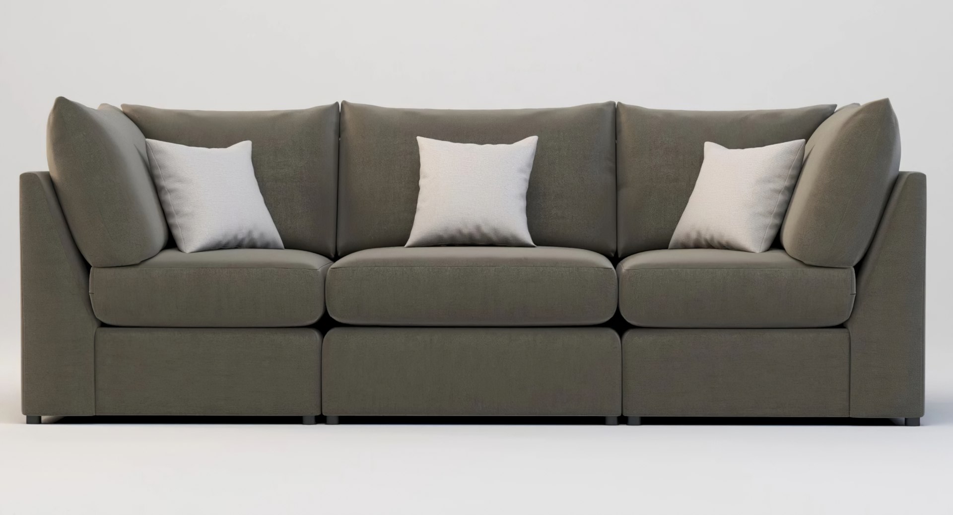 Bassett Beckham Pit Sectional Sofa Three Seater 3D Model - TurboSquid ...