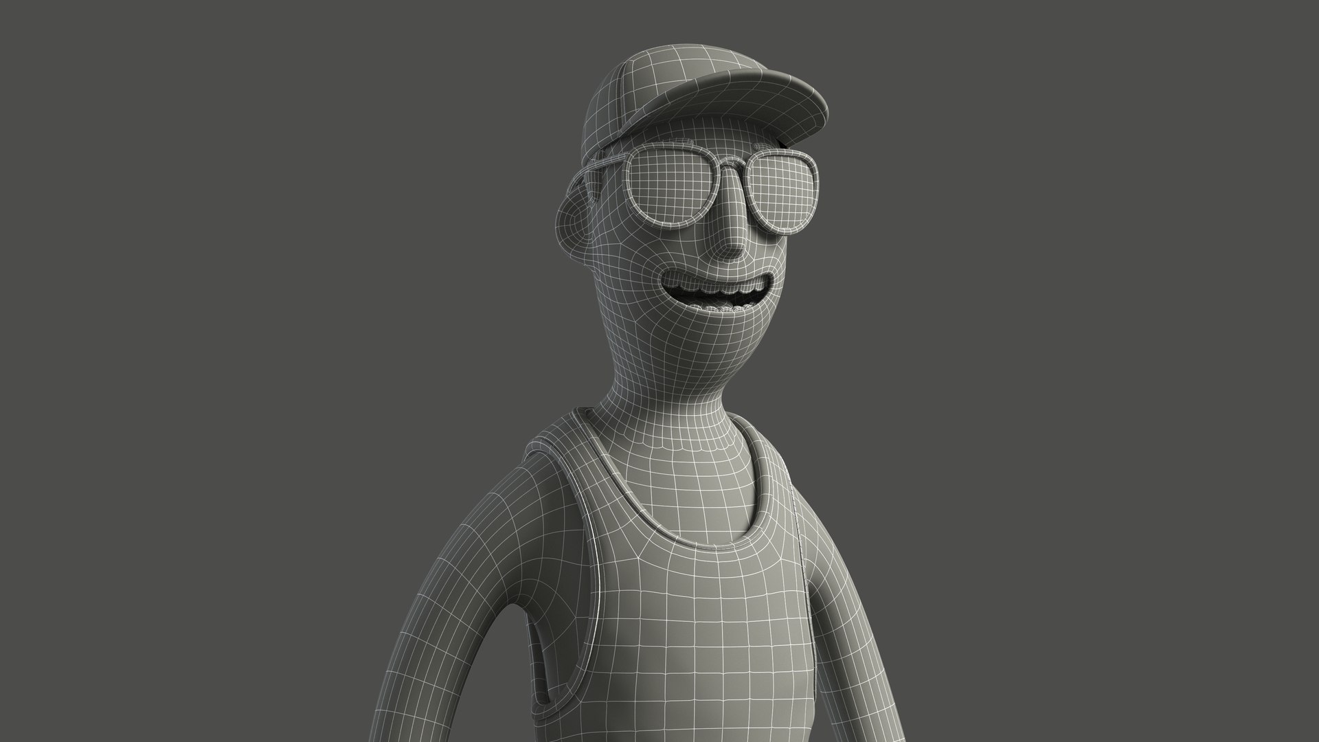 3D Cartoon Beach Man - TurboSquid 2079825