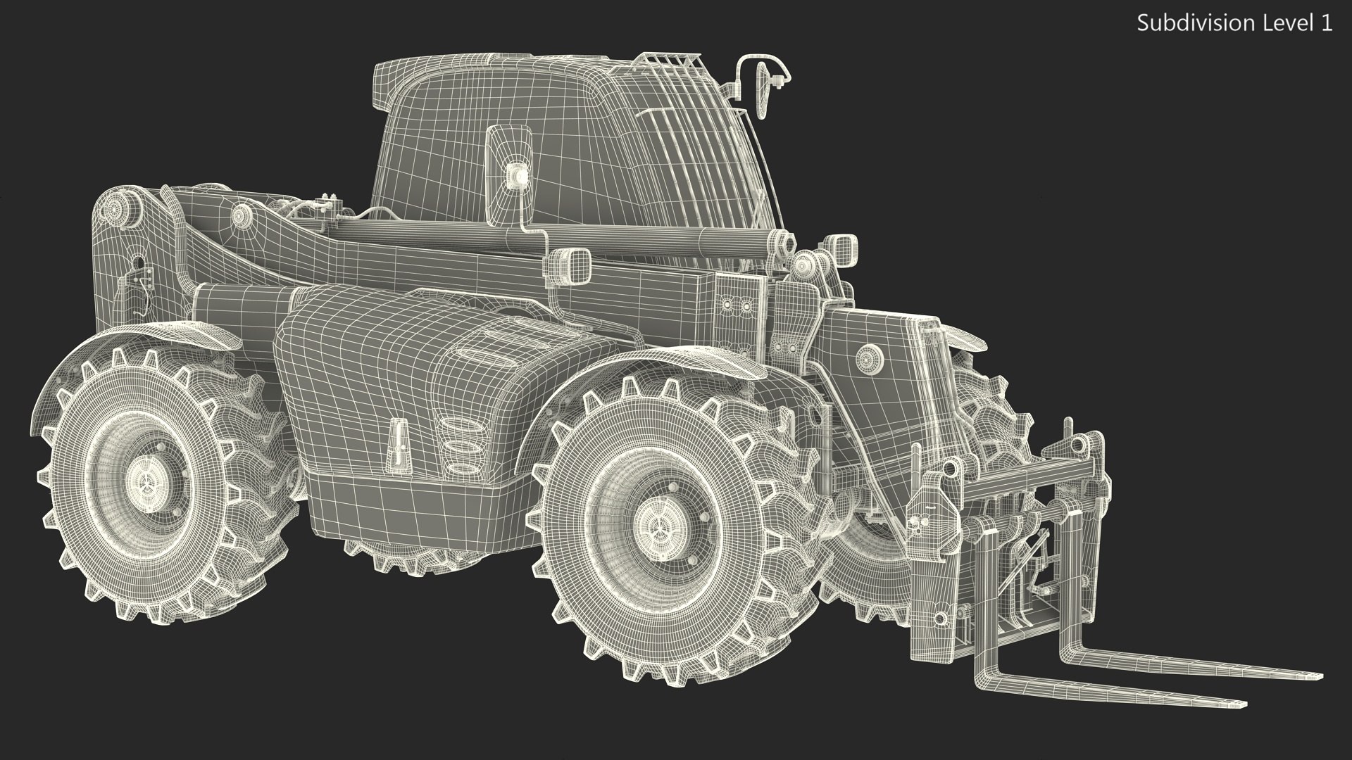 3D Telehandler - TurboSquid 2152659