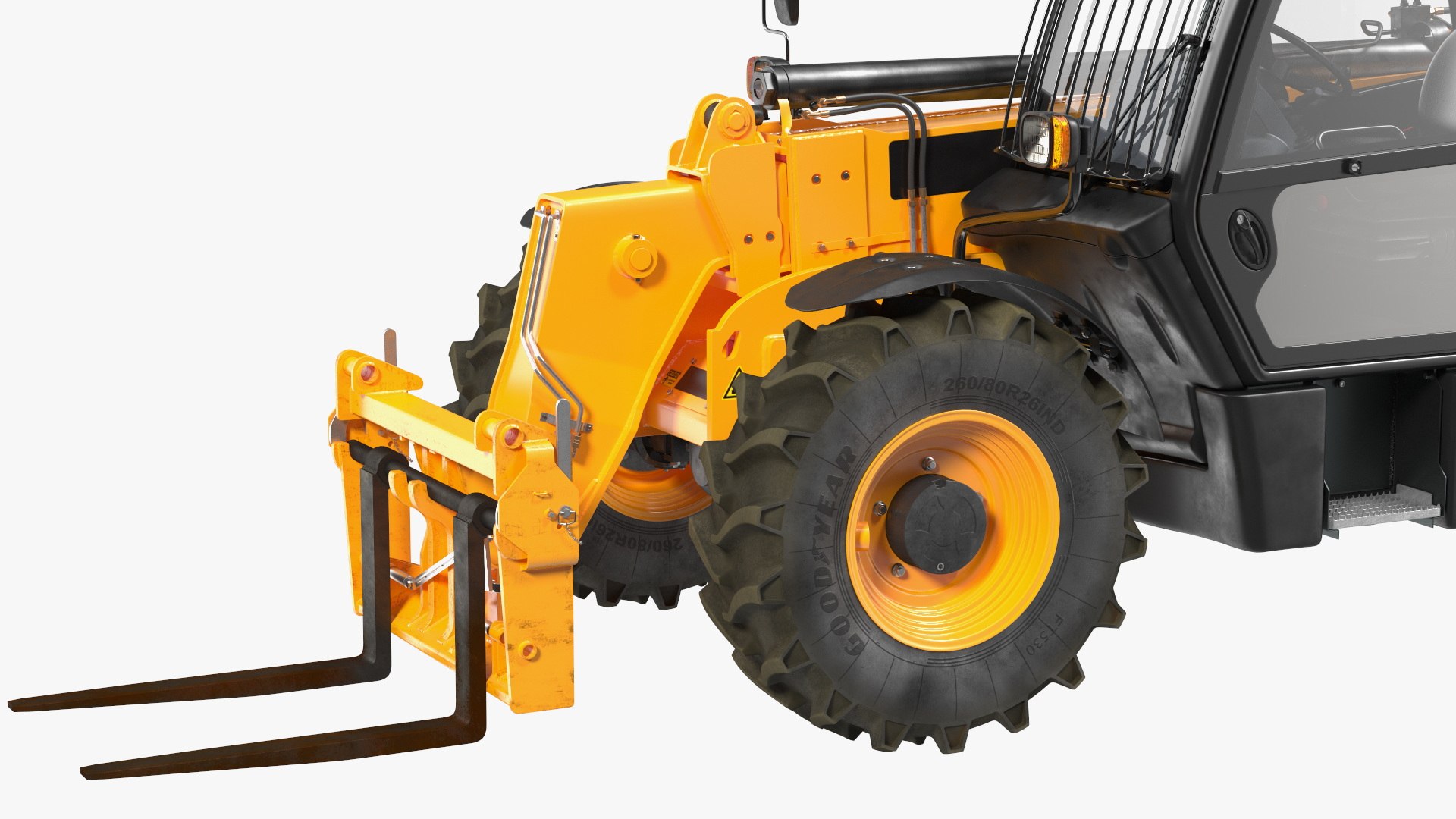 3D Telehandler - TurboSquid 2152659