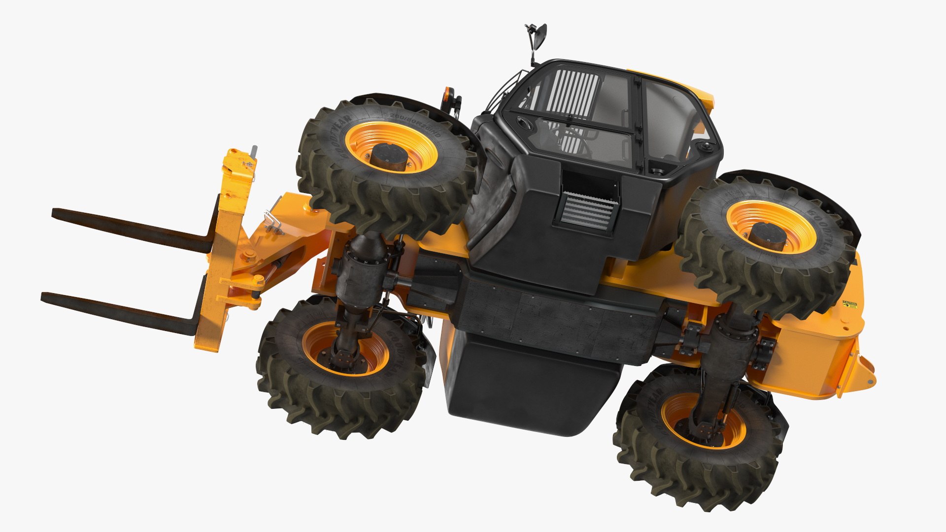 3D Telehandler - TurboSquid 2152659