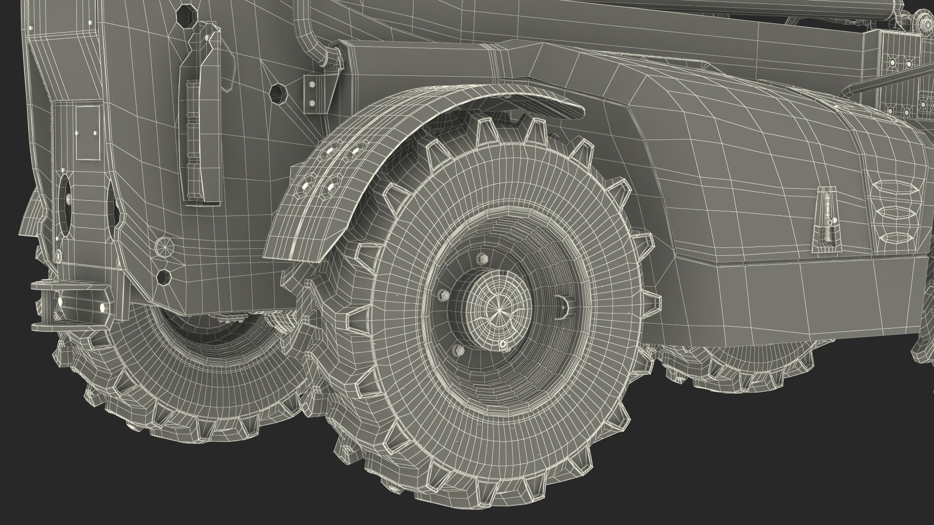 3D Telehandler - TurboSquid 2152659